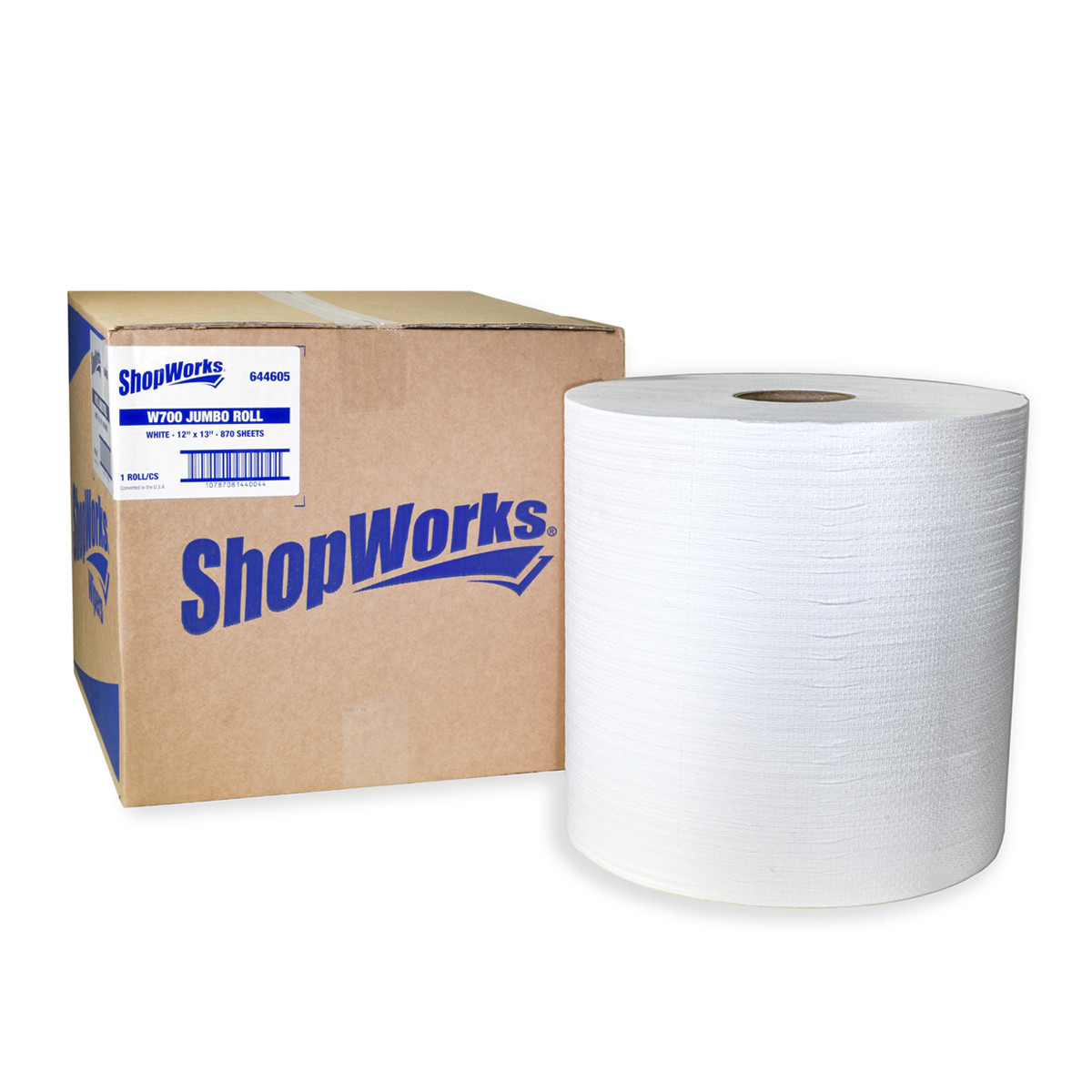 W700 Heavy-Duty Wiper Jumbo Roll White