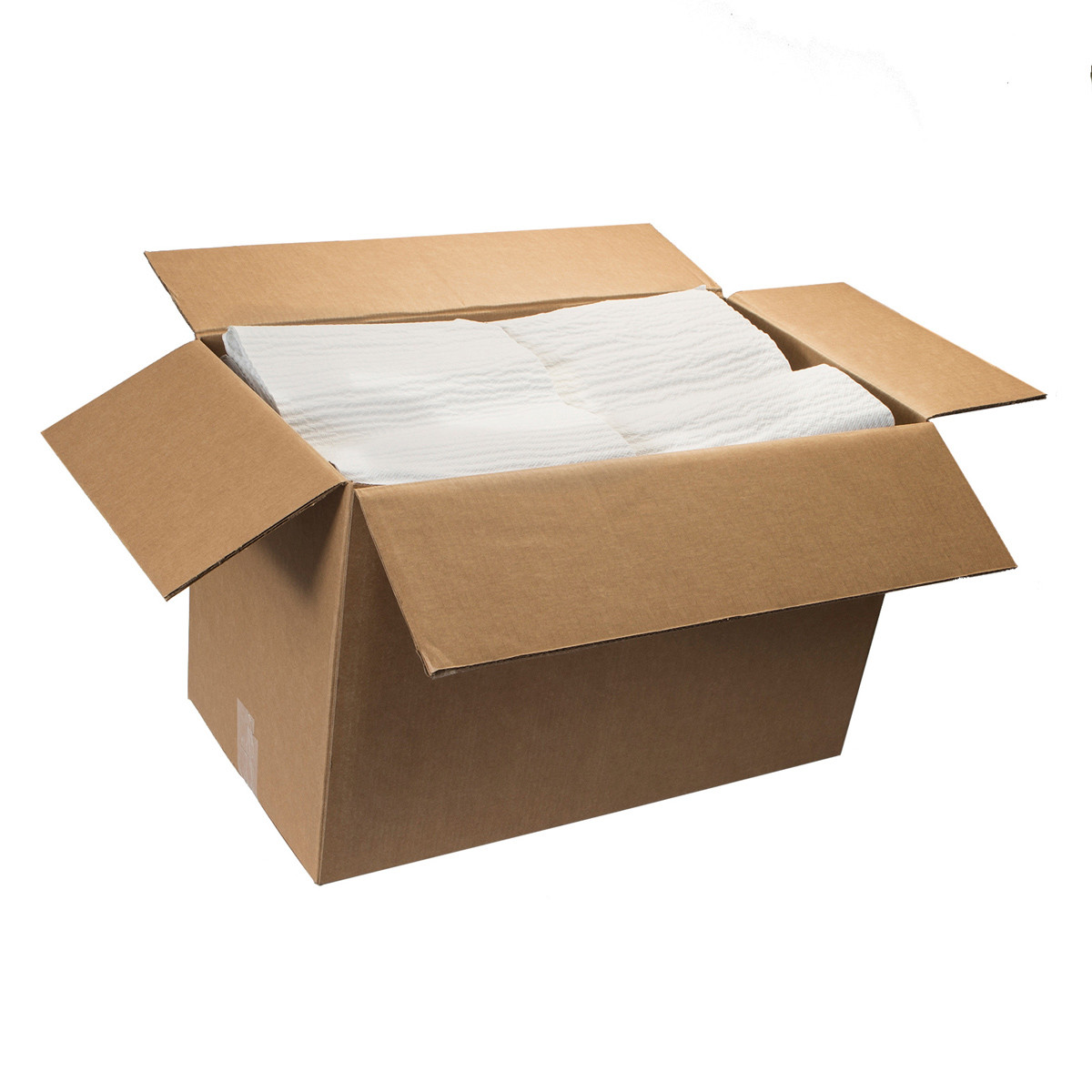 Bulk Scrim Durable Paper Wipers 4 Ply 900 Count Flat White