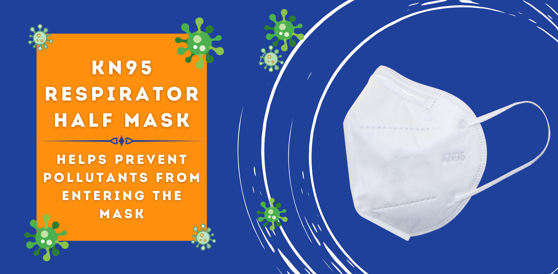 KN95 Respirator Half Mask Provides Respiratory Protection Against ...