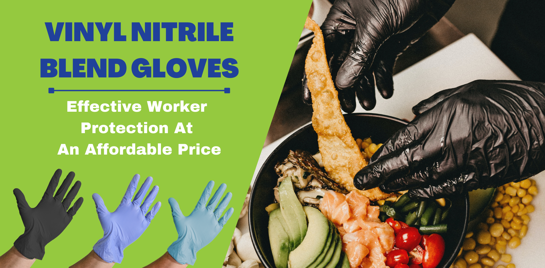 Vinyl Nitrile Blend Gloves Offer Effective Worker Protection At An ...