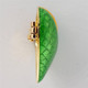 Tiffany + Co 18k Yellow Gold Green Yellow Enamel Heart Pin ...