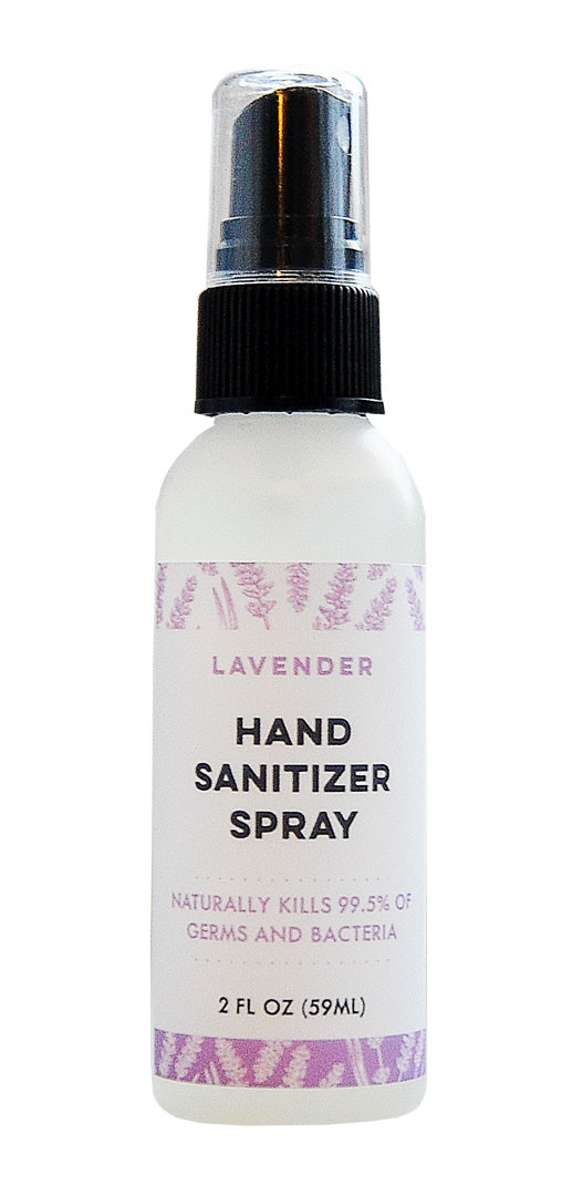Lavender All Natural Hand Sanitizer | Kills 99% of Germs & Bacteria