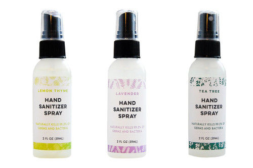 Lavender All Natural Hand Sanitizer | Kills 99% of Germs & Bacteria