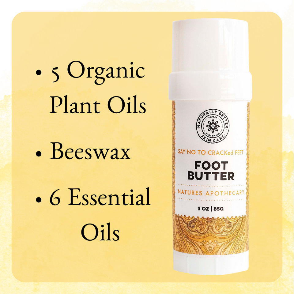 Refreshing Foot Butter = Naturally Soft Smooth Feet