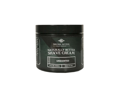 Unscented Shave Cream for a Naturally Better Shave Experience!