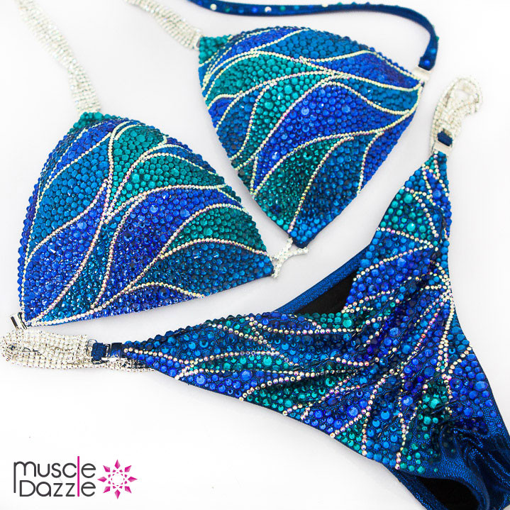 Blue Competition Bikini | "a design like nothing else"