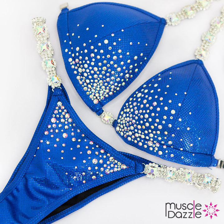 Affordable Blue Competition Bikini