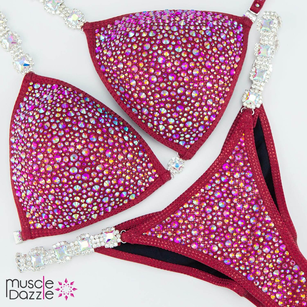 Deep Ruby Red Competition Bikini