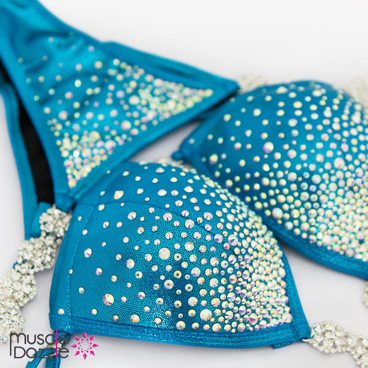 Affordable Blue Competition Bikini