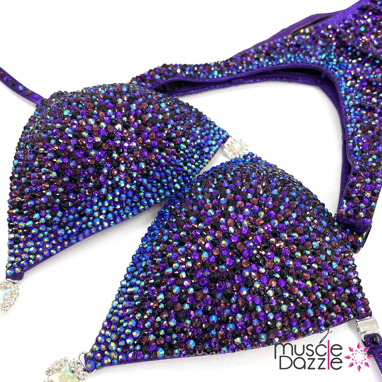 Unmatched Style: Midnight Purple Figure Suit