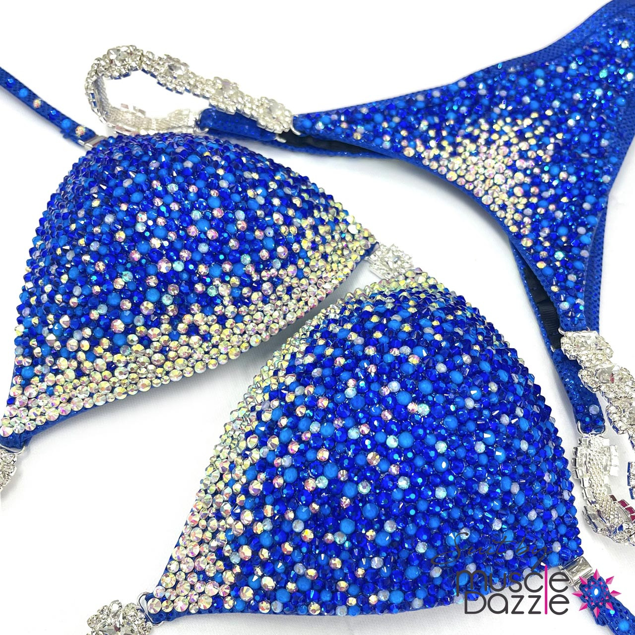 Flaunt Your Style in this Blue Competition Bikini