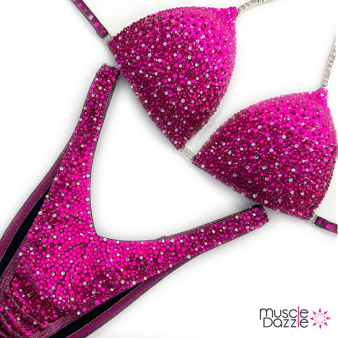 Fuchsia Figure Competition Suit | Unrivaled Quality