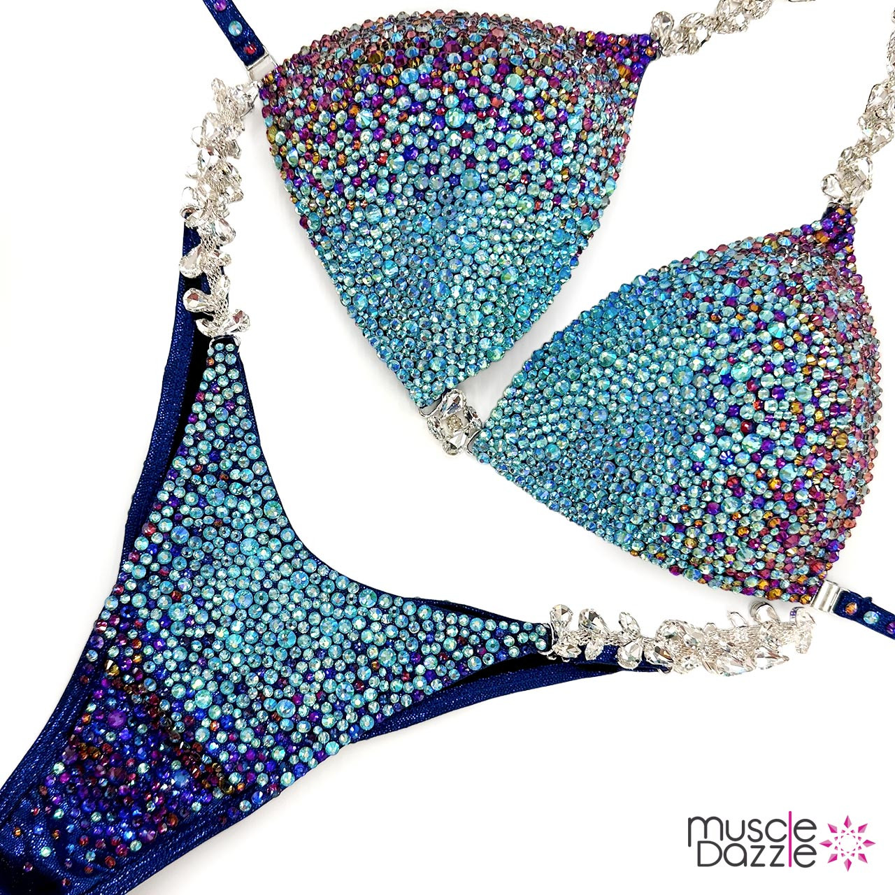 Command the Stage in This Cosmic Blue Competition Bikini