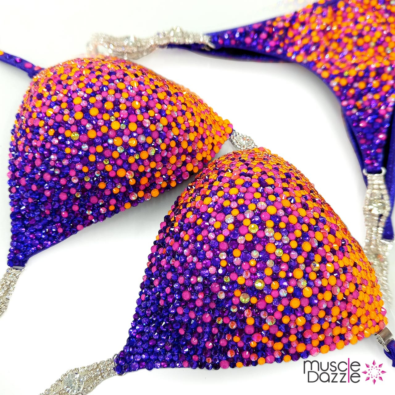 Neon Sunset Competition Bikini | Stunning Colors