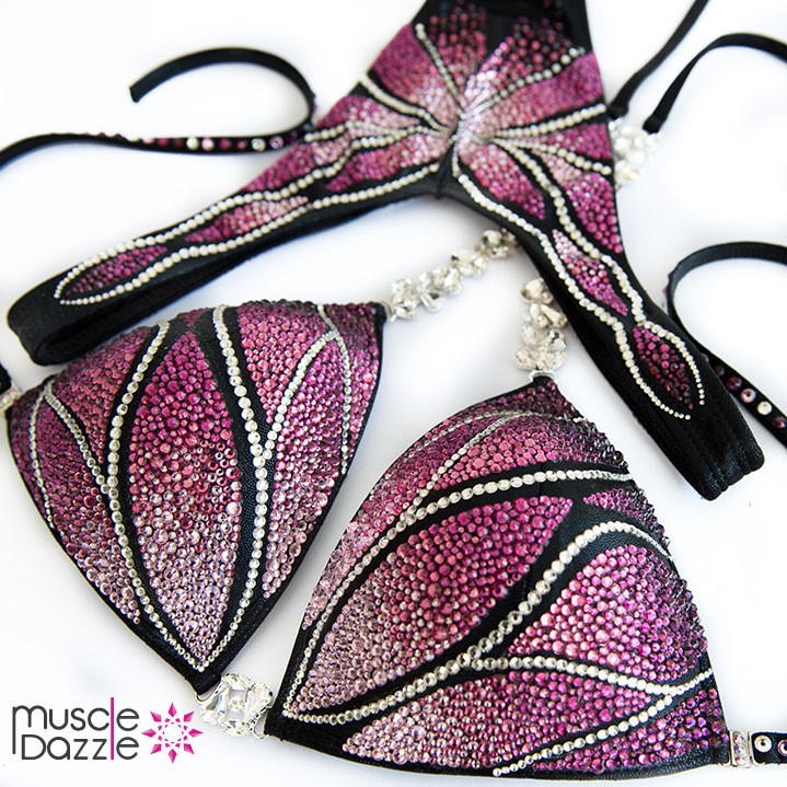 Pink Figure Competition Suit