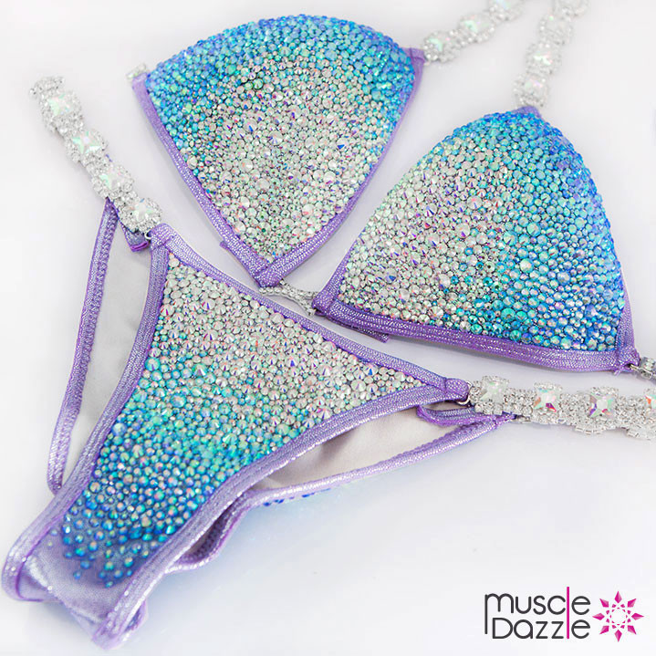 Lavender Crystal Competition Bikini