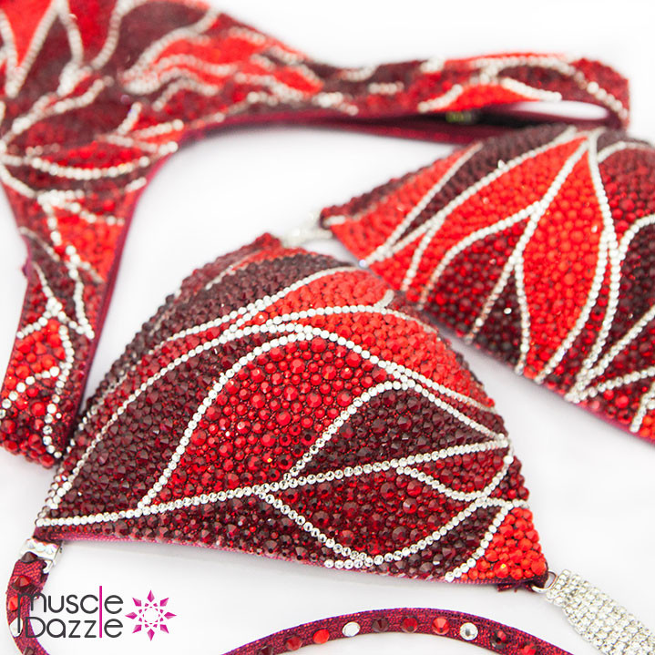 Ruby Red Figure Suit | A Design of Pure Class