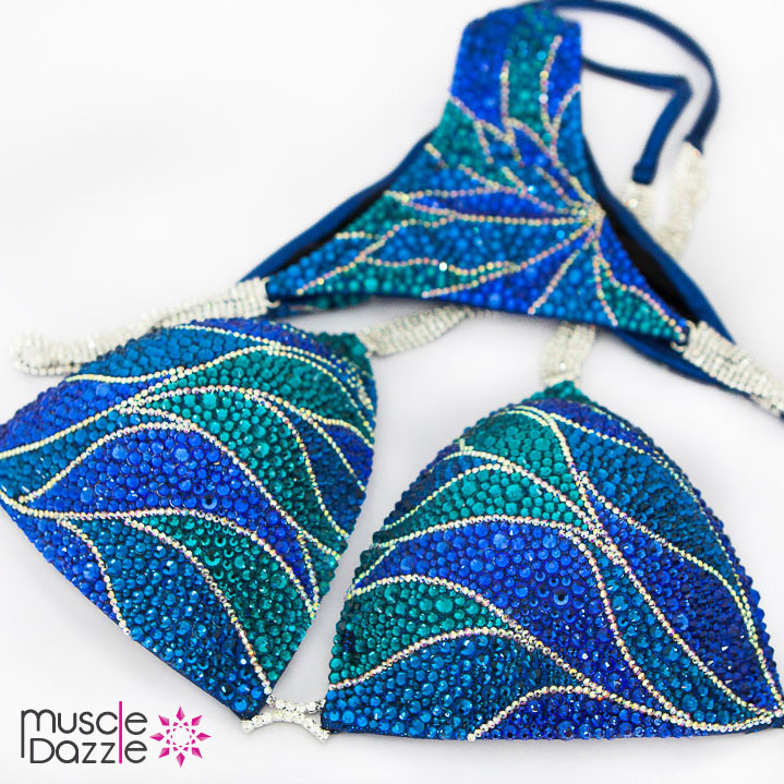 Blue Competition Bikini | "a design like nothing else"