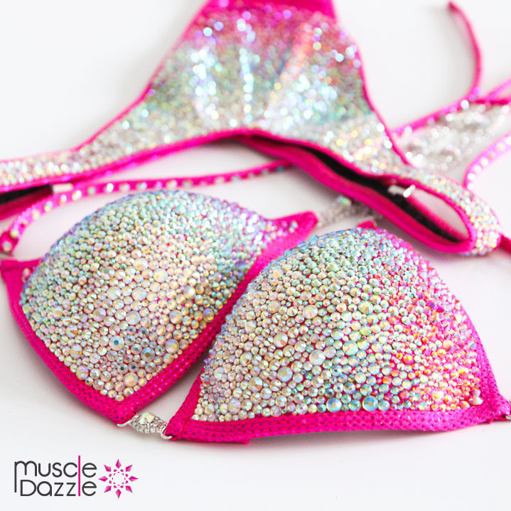 Pink Figure Competition Suit