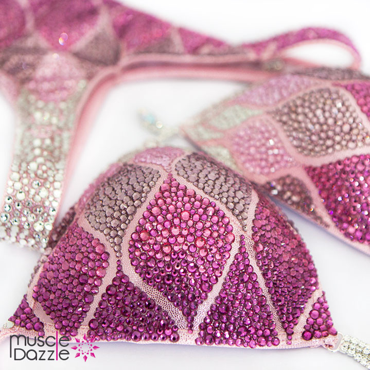Pink Figure Competition Suit