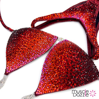 Orange and Red Figure Suit