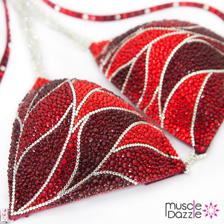 Ruby Red Figure Suit | A Design of Pure Class