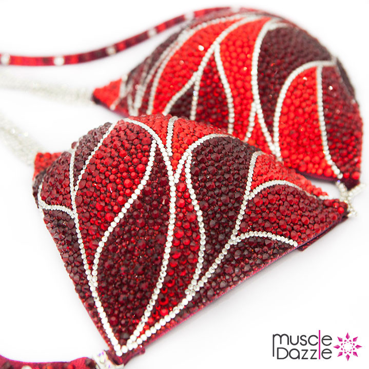 Ruby Red Figure Suit | A Design of Pure Class