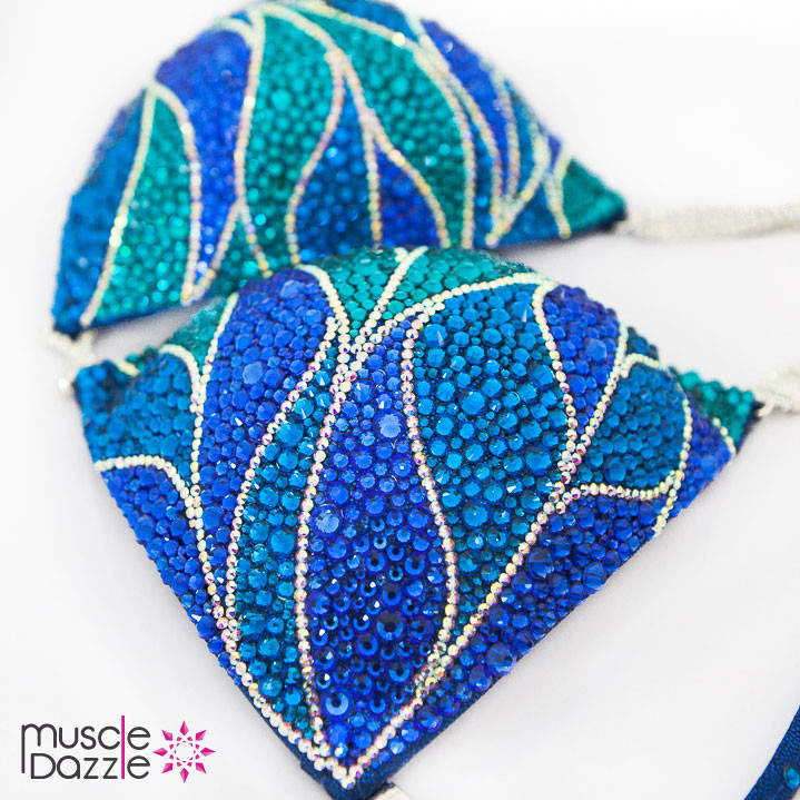 Blue Competition Bikini | "a design like nothing else"