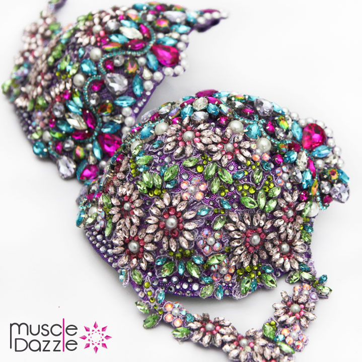 WBFF Bikini Diva Suit | "An Explosion of Color and Beauty"