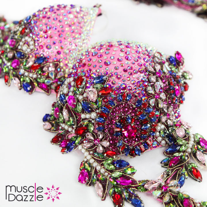 Pink WBFF Bikini Diva Suit | 'exquisite design'
