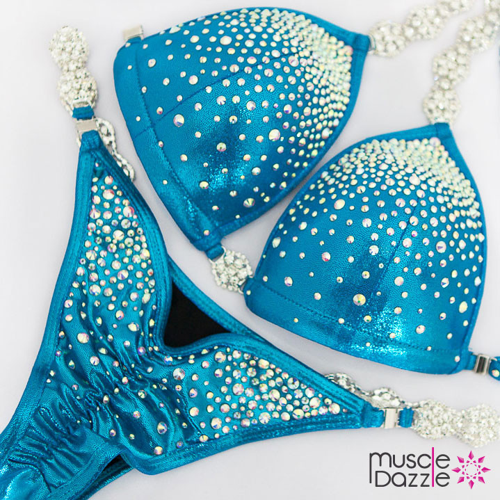Affordable Blue Competition Bikini