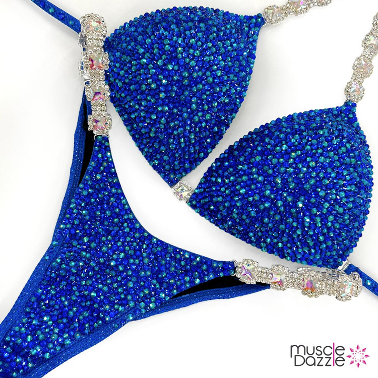 Ultimate Royal Blue Competition Bikini | Muscle Dazzle