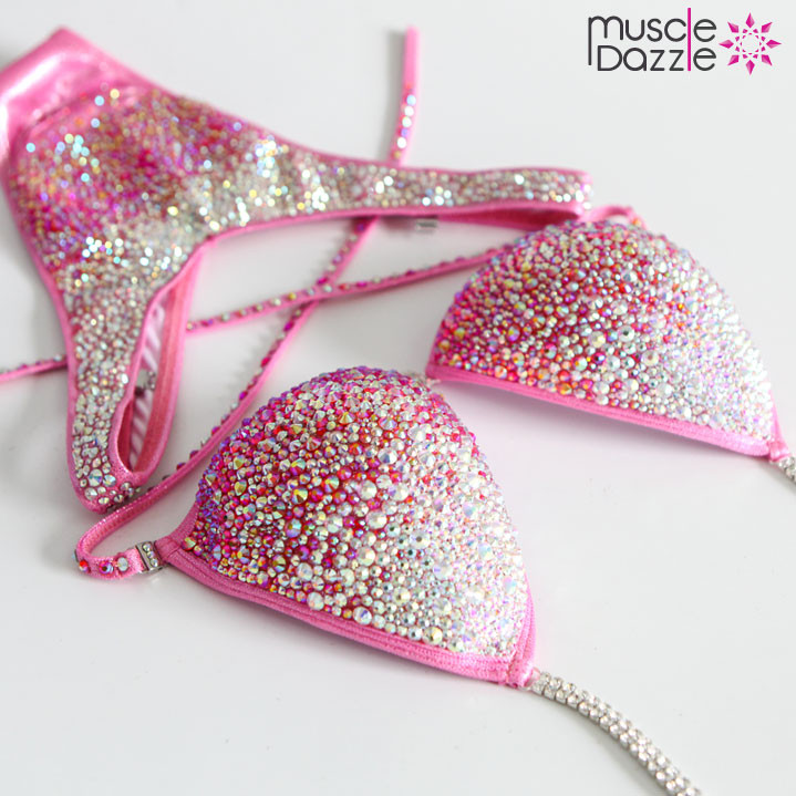 Pink Figure Competition Suit