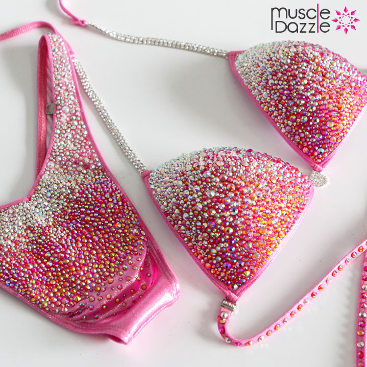 Pink Figure Competition Suit