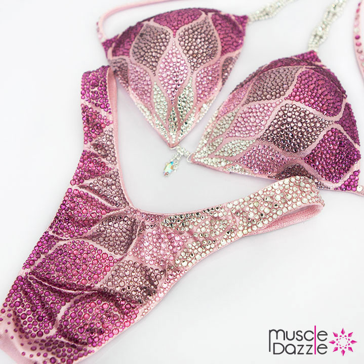 Pink Figure Competition Suit