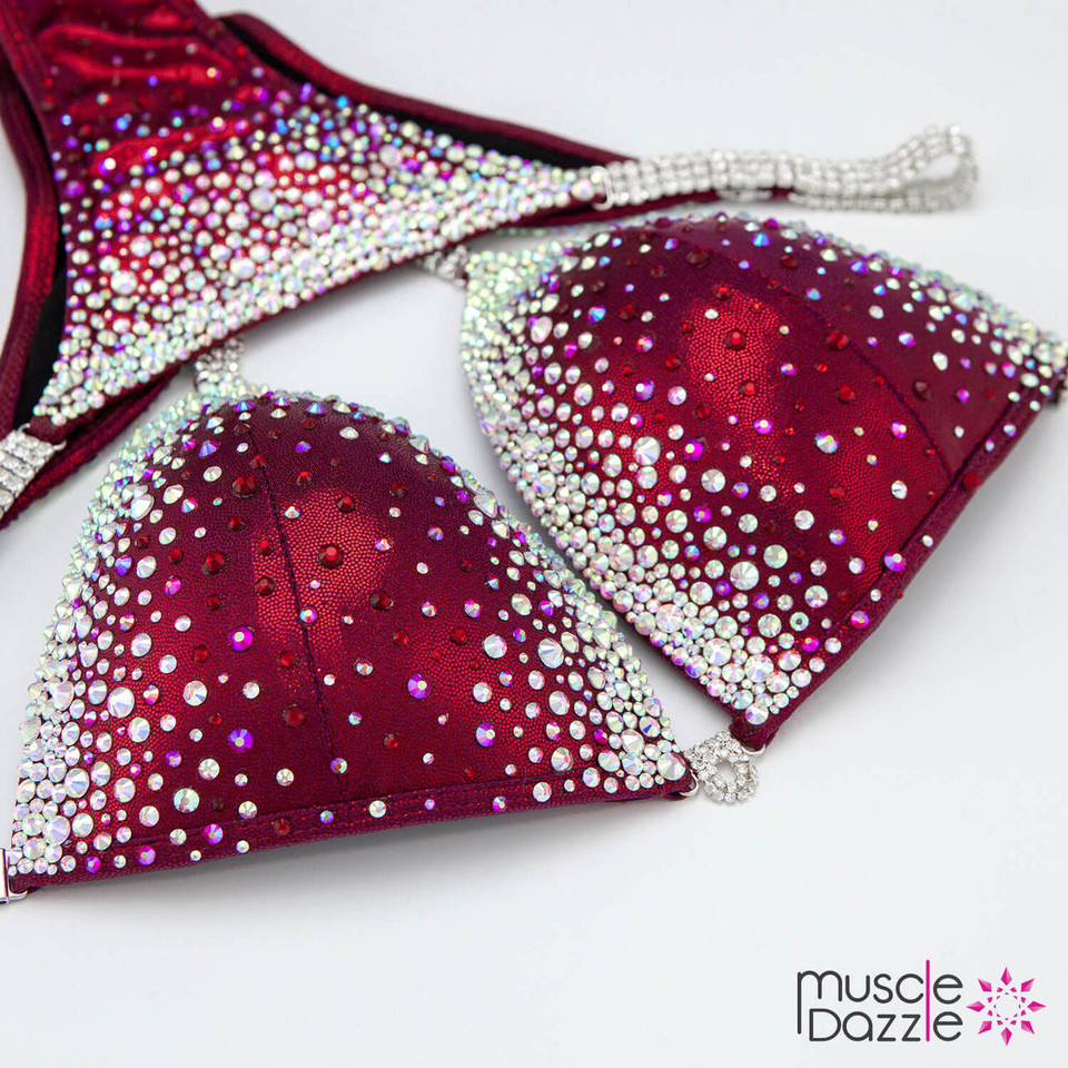 Deep Ruby Red Competition Bikini