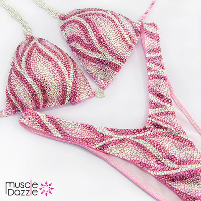 Pink Figure Posing Suit | Fully Decorated