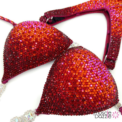 Dark Red Figure Suit | Next Level Awesomeness