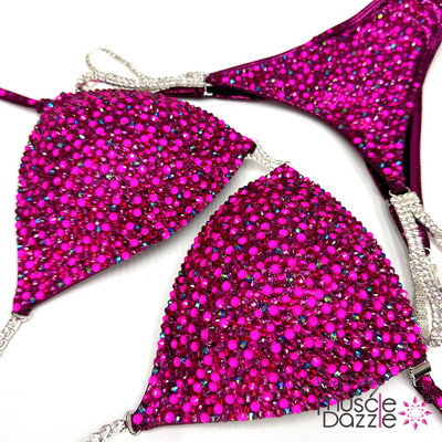 Majestic Magenta Competition Bikini | Muscle Dazzle