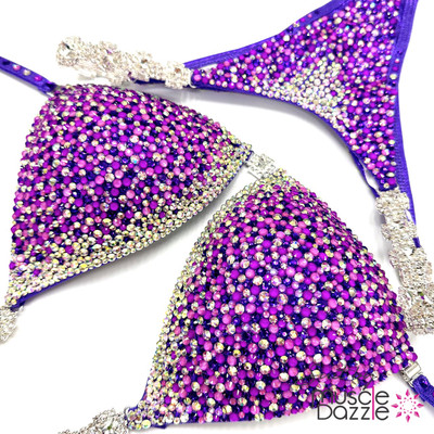 Stage Sensation: Violet Competition Bikini