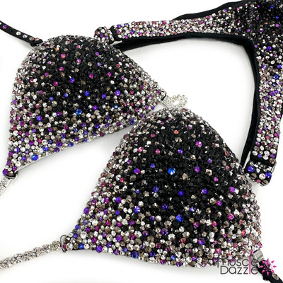 Mystical Black Aurora Figure Suit | Muscle Dazzle