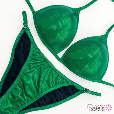 Custom NPC Fit Model Competition Bikini in Green