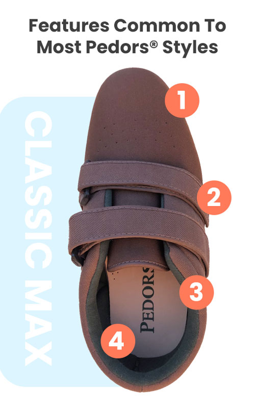 Pedors Orthopedic Shoes For Swollen Feet | Official Site