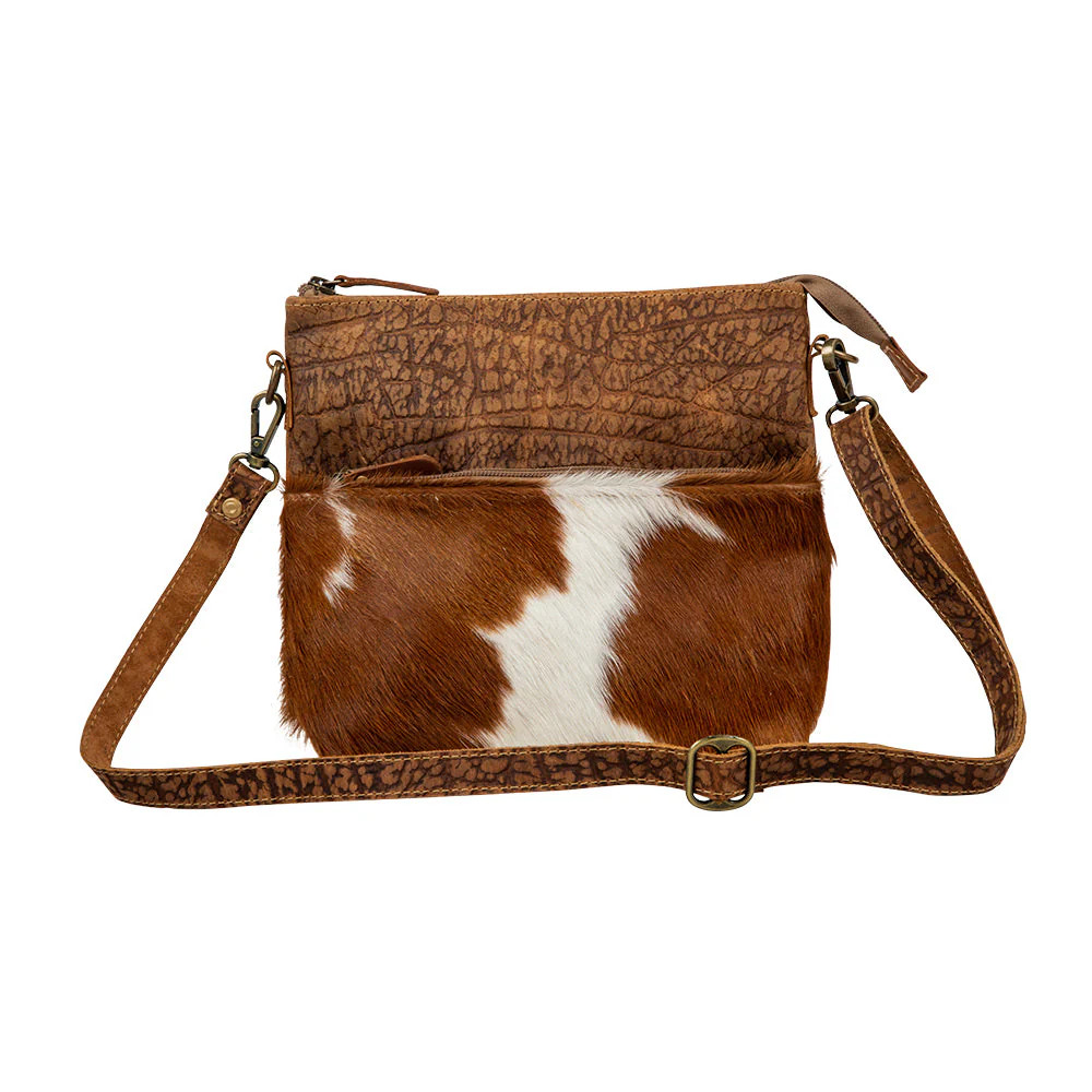 Mountain View Leather & Hair-On Hide Bag for Sale/Sweethaven Home