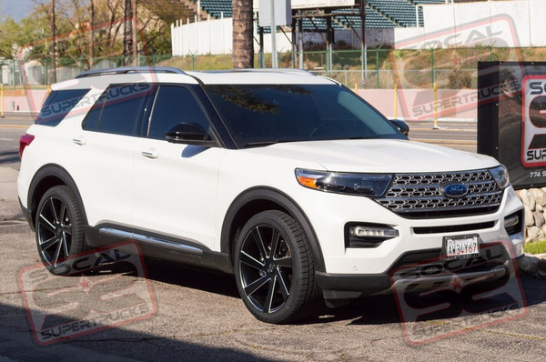 2020 Ford Explorer Limited Hybrid - 22" Dub Wheels - Continental Tires