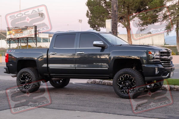 2018 Chevy Silverado 1500 - BDS / Fox - 6" Lift - Fuel Off-road Wheels ...