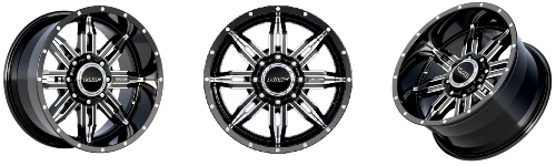 BMF Wheels ROULETTE Black & Milled