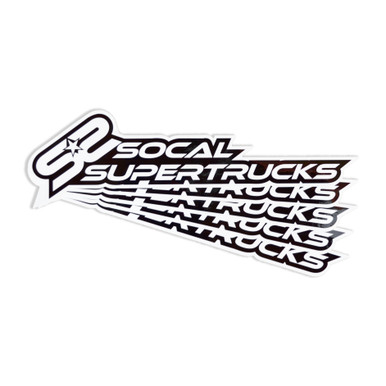 SoCal Sticker Long 5 Pack - SoCal SuperTrucks
