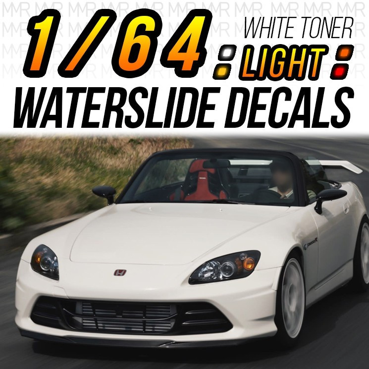 HONDA S2000 - 20th Aniversary Head Tail Light WaterSlide Decals - Mod ...