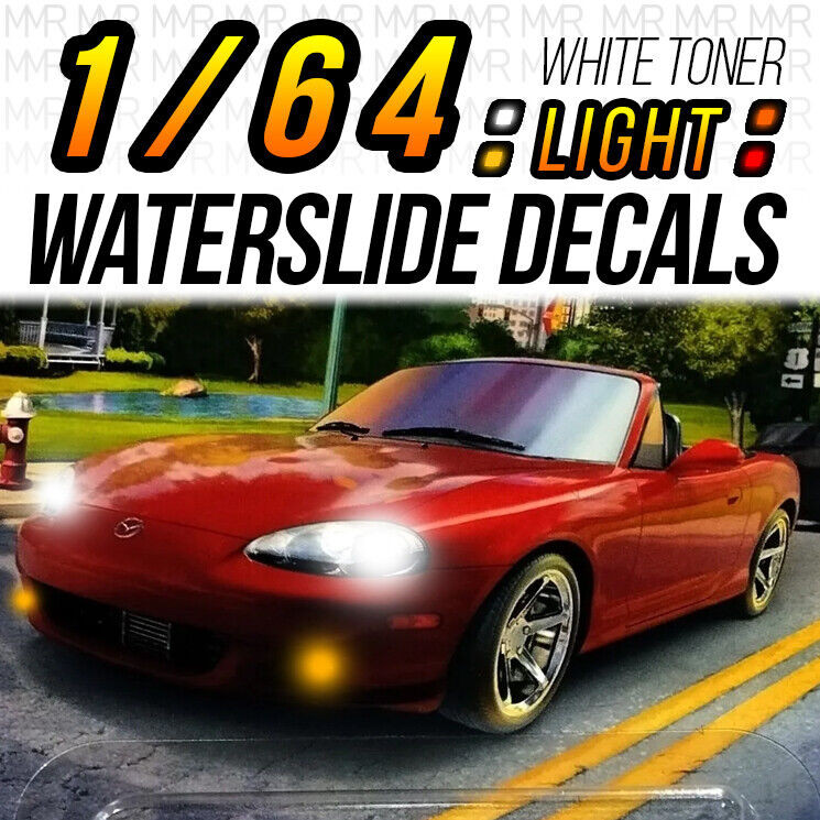 '04 Mazda Miata NB Head Tail Light WaterSlide Decals - Mod My Ride